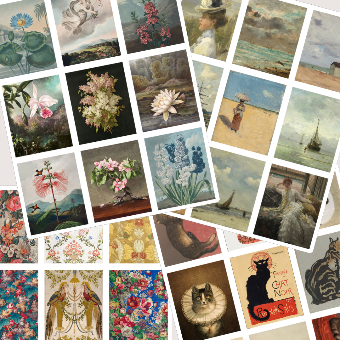 Stitch & Fable | Vintage Art Fabric Prints