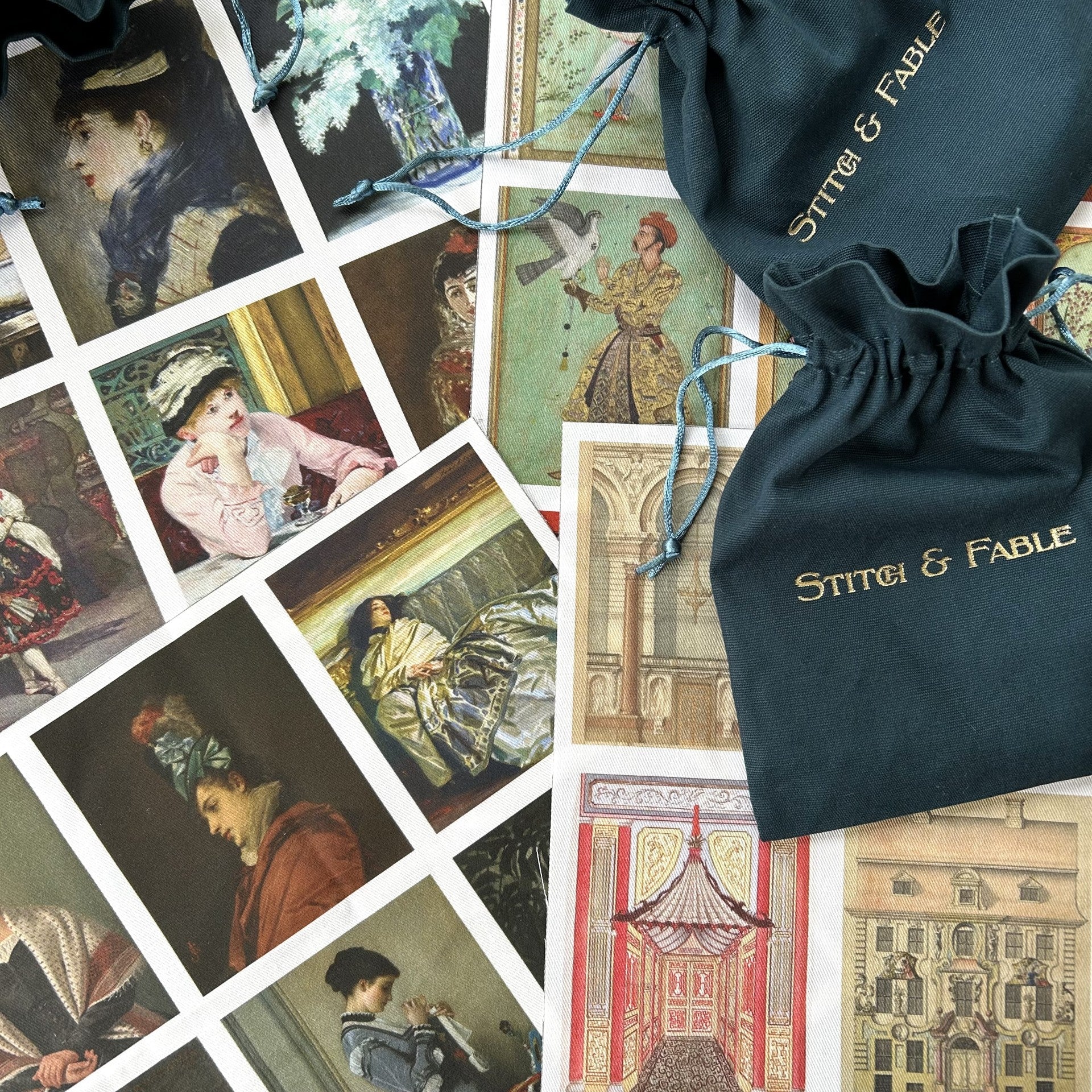 Stitch & Fable Vintage Art Fabric Panels