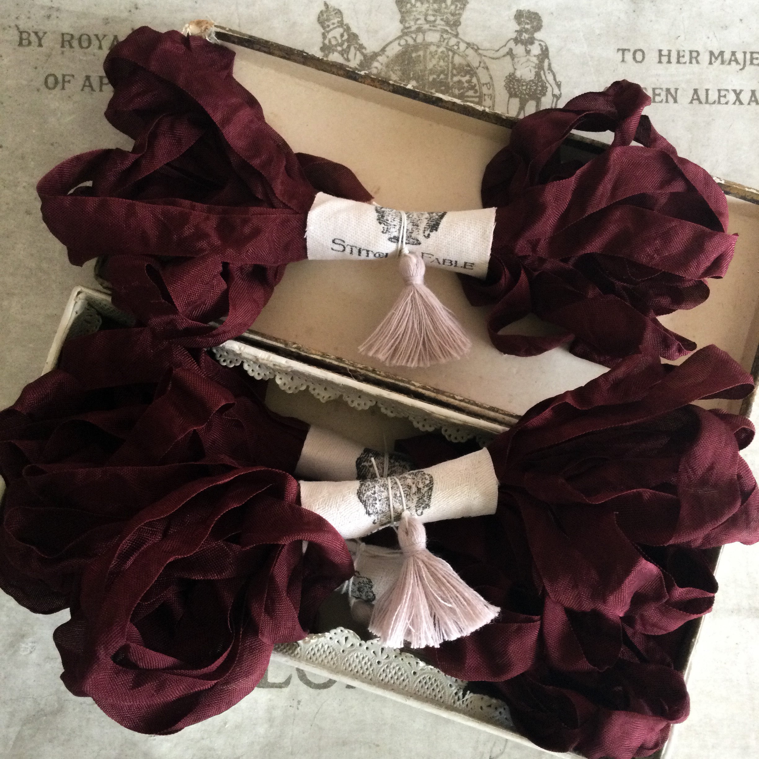 Stitch & Fable Antique And Vintage Curated Fabric Bundles For Crafts