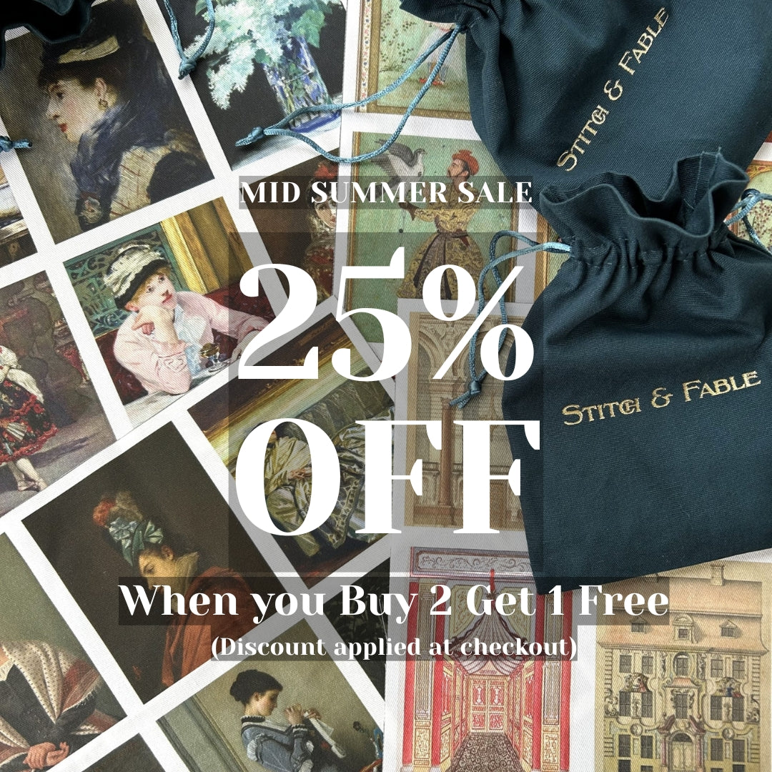 Stitch & Fable | Vintage Art Fabric Prints